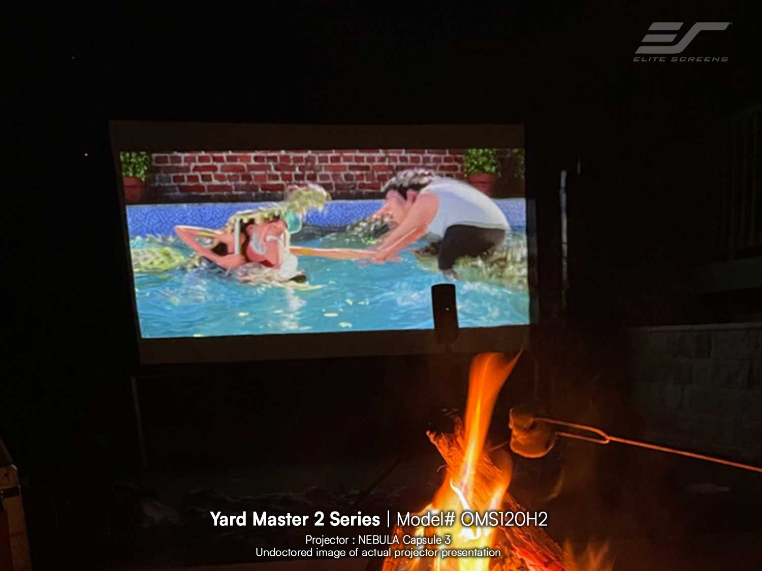 120" Yard Master 2 Fast Folding-Frame Outdoor Projection Screen w/NEBU – Shop Elite Screens