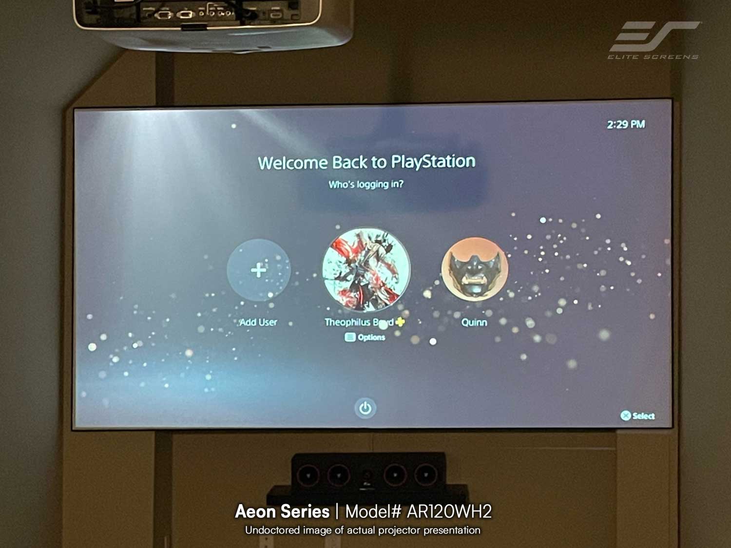 120" Aeon EDGE FREE® Screen Fixed Frame Projection Screen – Shop Elite ...