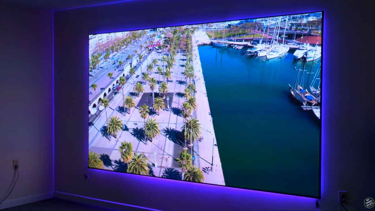 123" Aeon ALR/CLR Fixed Frame Projector Screen | Home Theater Screen ...