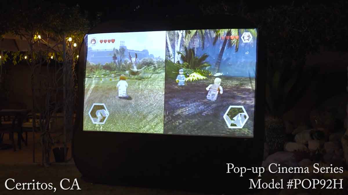 Pop-Up Cinema Series Projection Screen for Backyard Movie Night – Shop ...