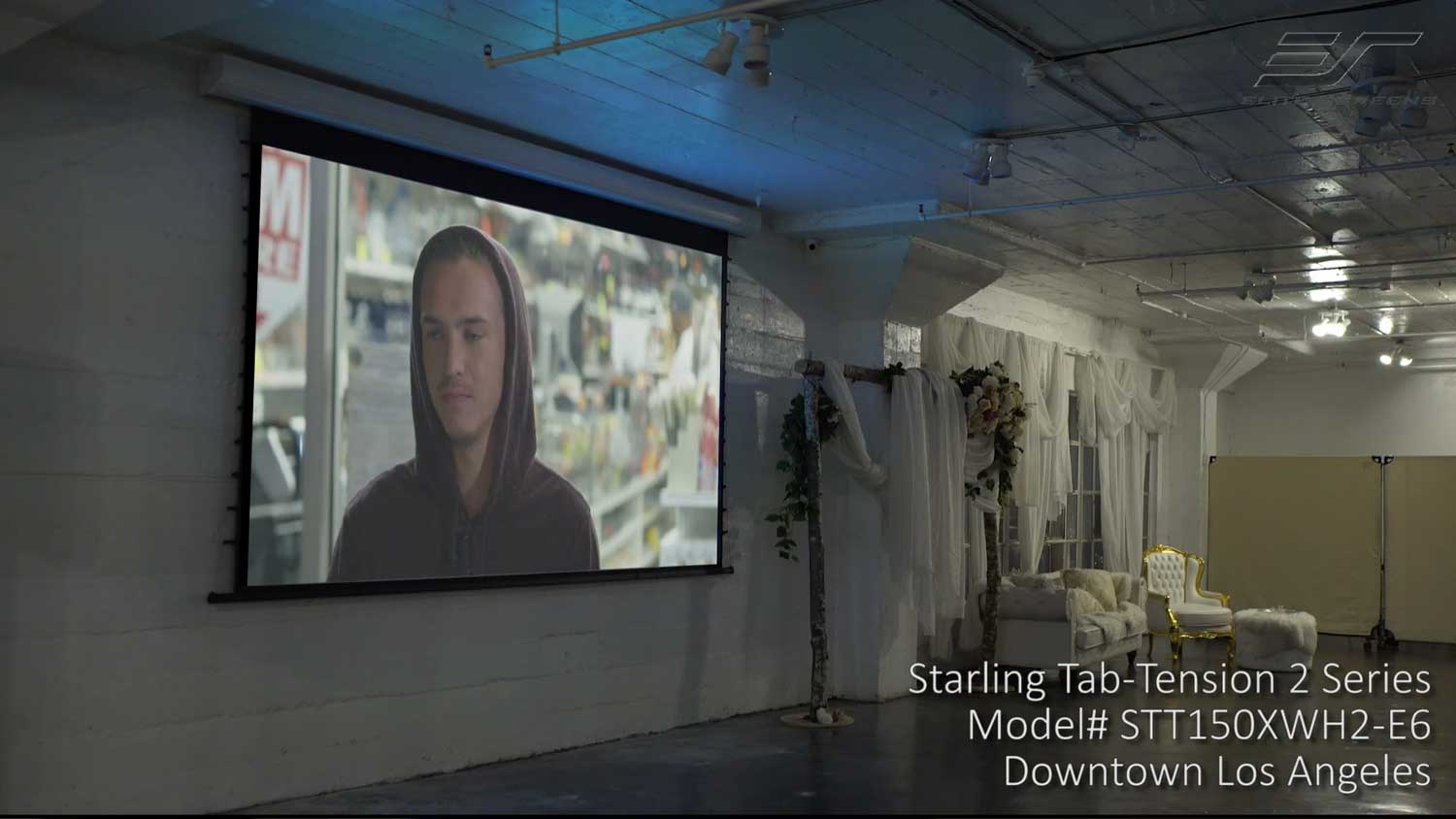 150" Starling Tab-Tension 2 Electric Projection Screen at Photography ...