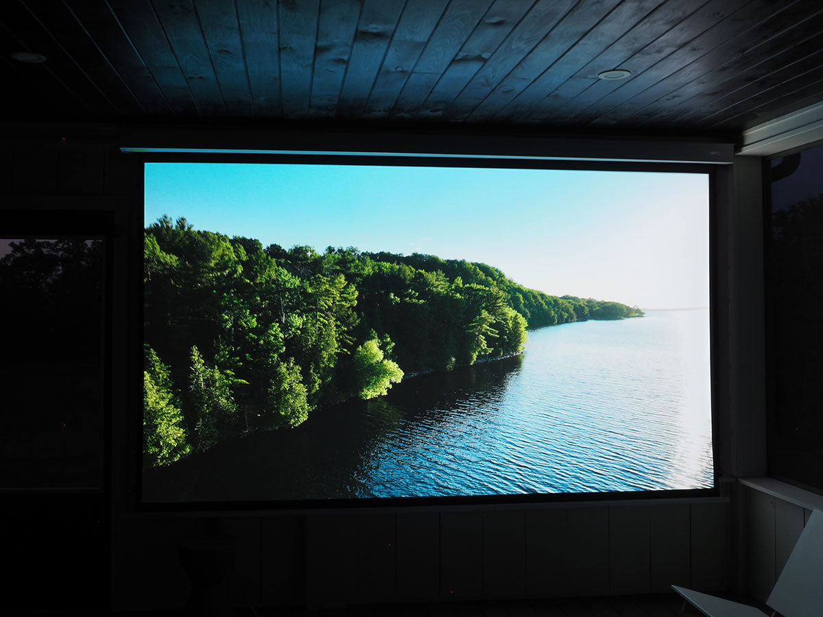 Yard Master Tab-Tension Wireless Battery-Operated Outdoor Projection S ...