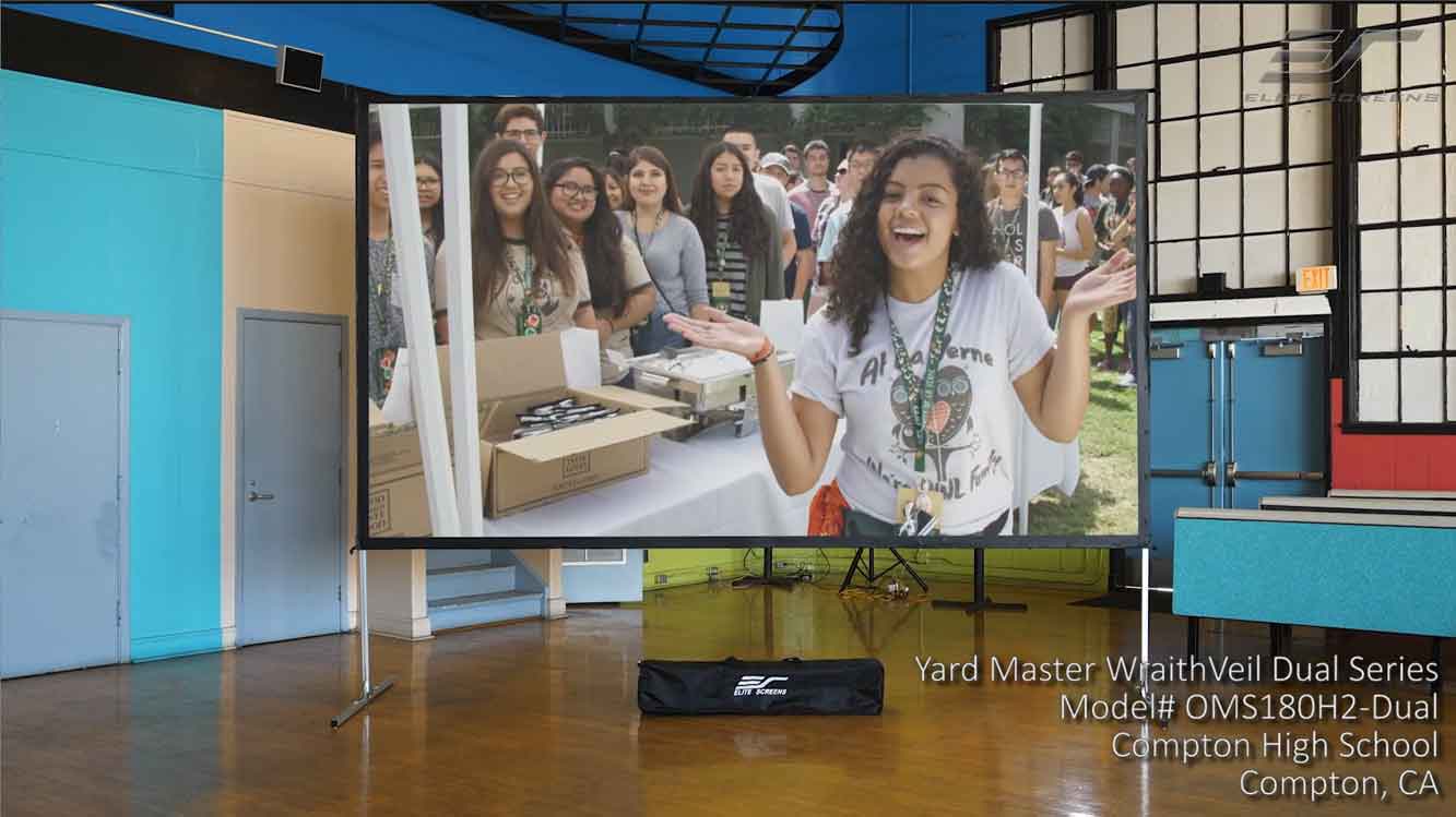 180" Yard Master 2 WraithVeil® Dual at High School – Shop Elite Screens