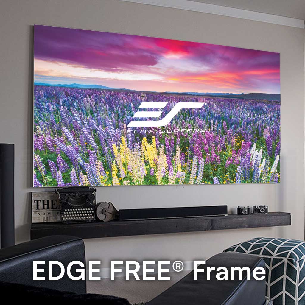 Fixed Frame Projection Screens - Edge Free Frame – Shop Elite Screens