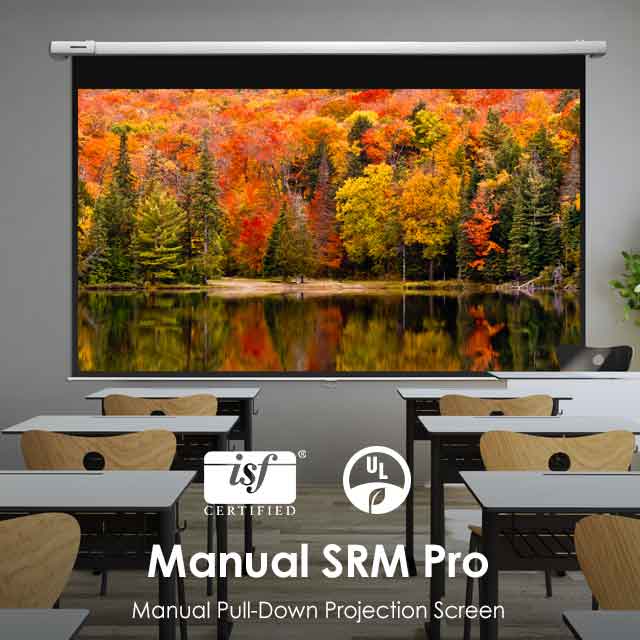 High-Quality Manual Pull Down Projector Screens – Shop Elite Screens