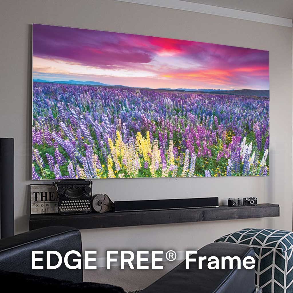Fixed Frame Projection Screens - Edge Free Frame – Shop Elite Screens