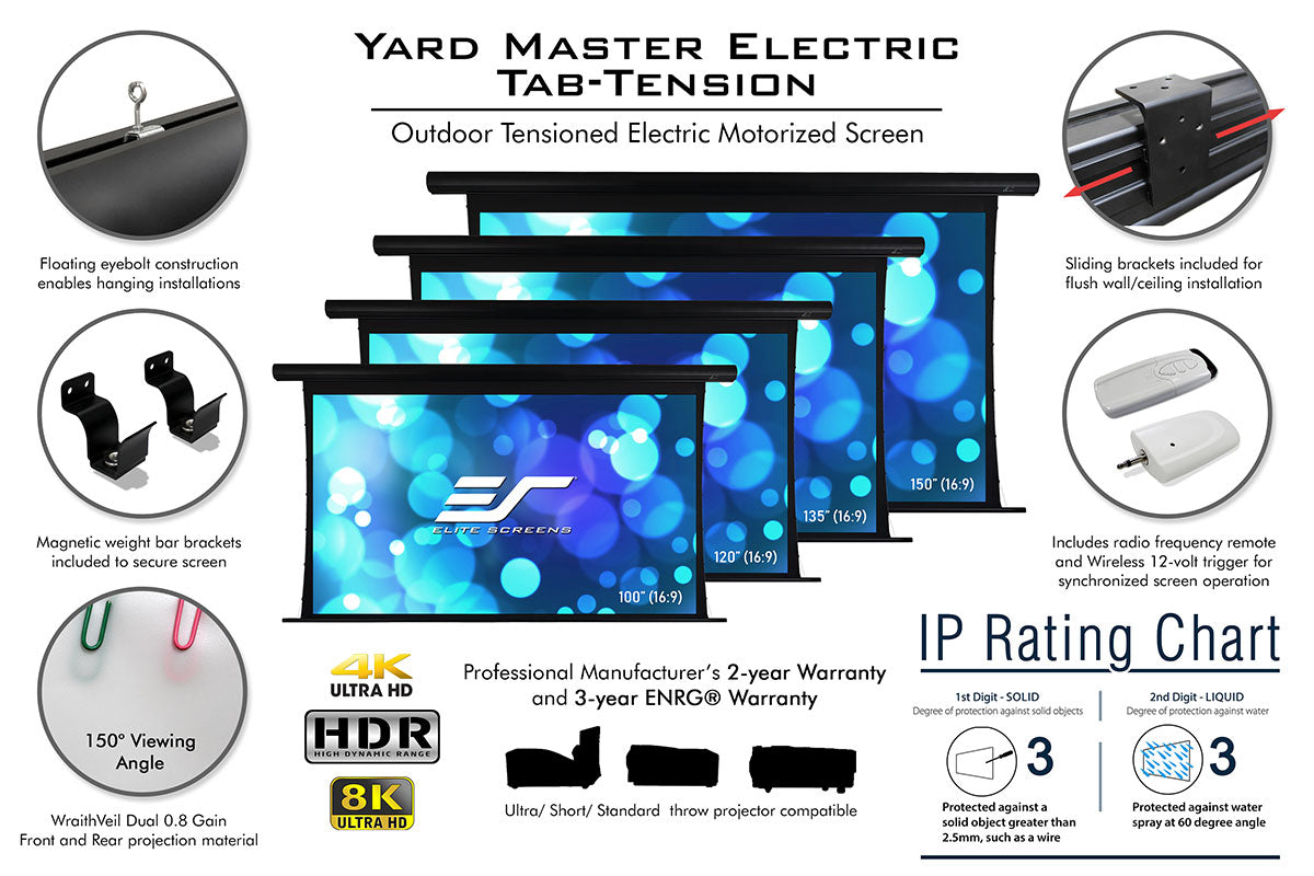 [Elite Screens] Yard Master Electric Tension Series – Shop Elite Screens
